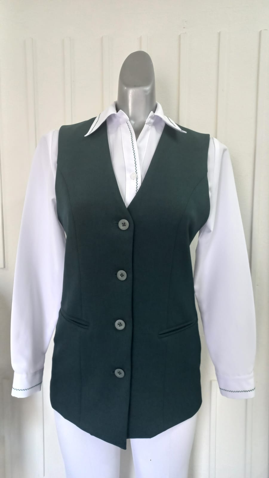 Chaleco Verde IMSS – Casanova Uniformes Y Accesorios